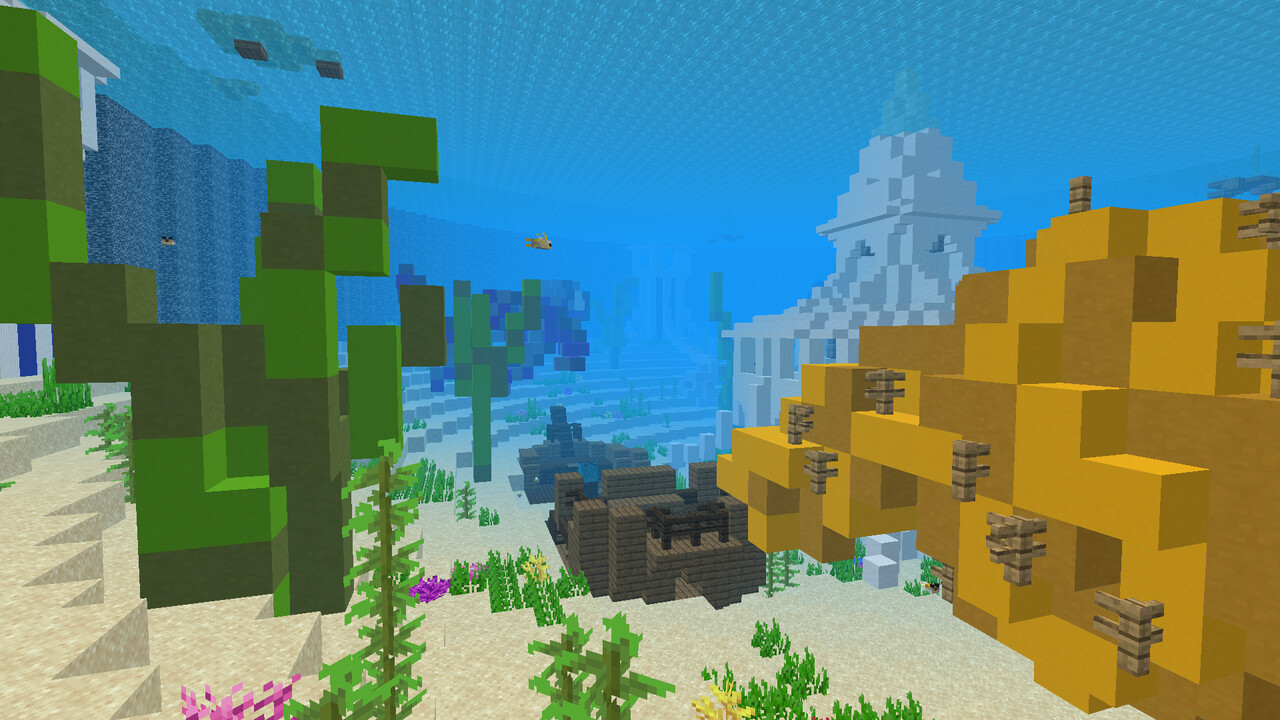 Underwater BedWars Minecraft Map
