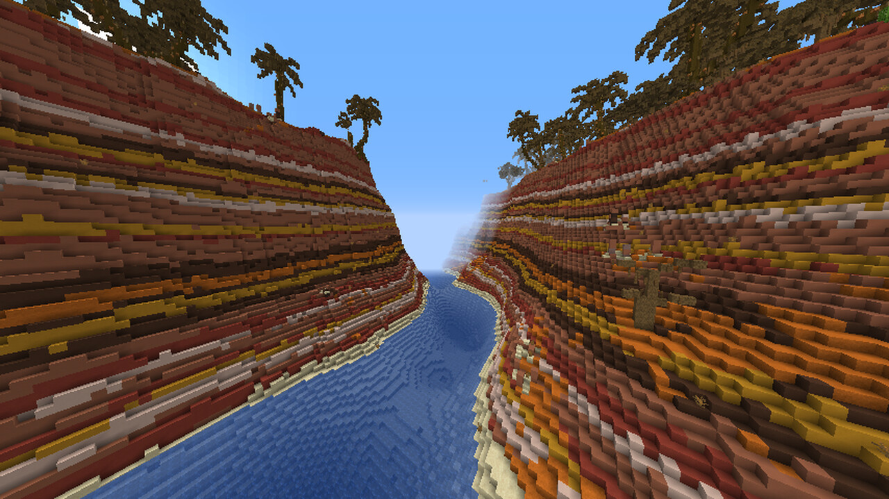 1024x1024 Mesa Map Minecraft Map