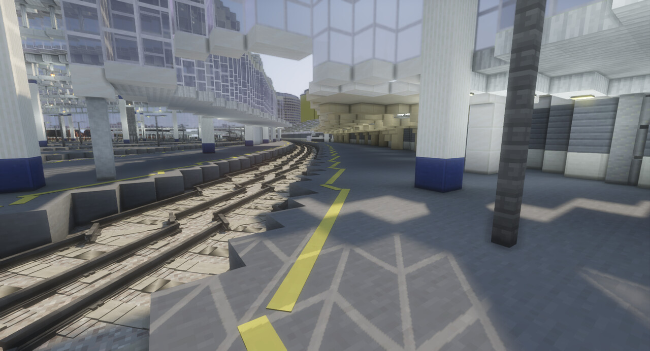 London Waterloo Station (1:1 London Project) Minecraft Map