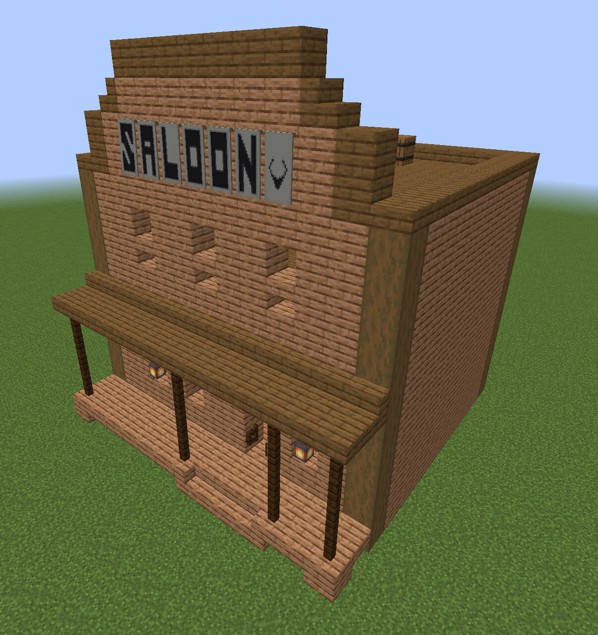 Saloon Structure Minecraft Map