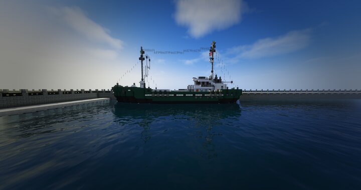 1940s Fishing Trawler, M.V. Marienetta Minecraft Map