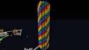 Rainbow Dropper [27 blocks tall] Minecraft Map