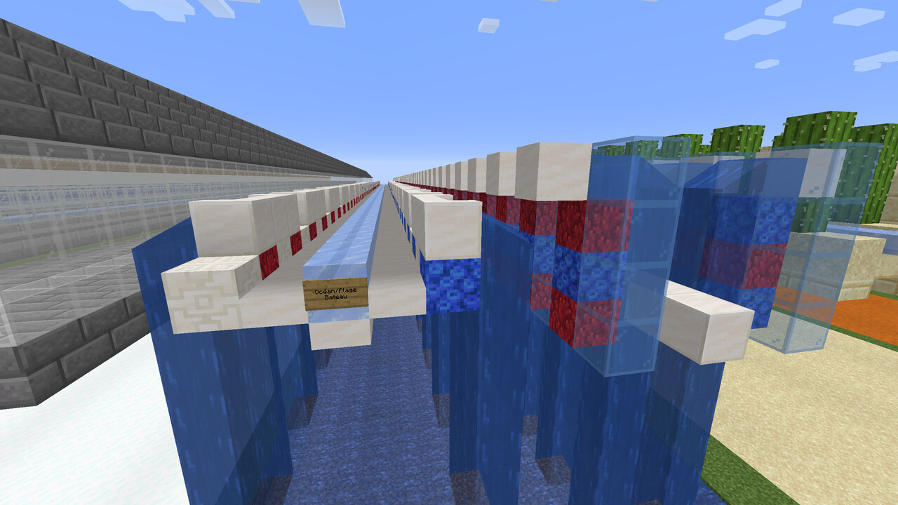 Ice Paths And Flying Paths Minecraft Map