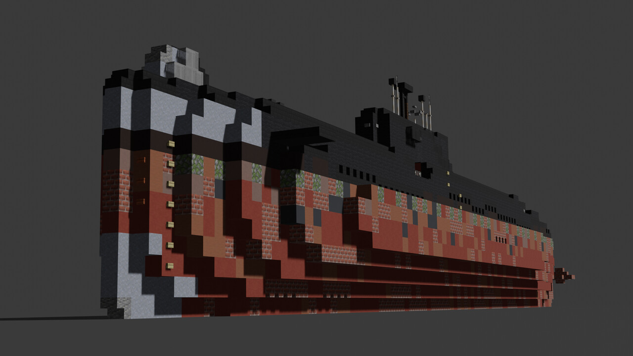 Project 651 Juliett-Class Submarine Minecraft Map