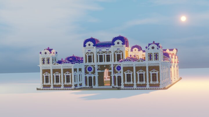Winter Palace remake (St Petersburg) Minecraft Map