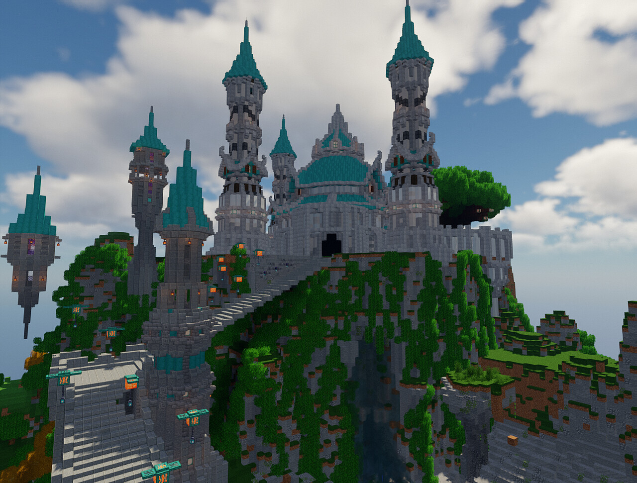 Elven Castle map Minecraft Map