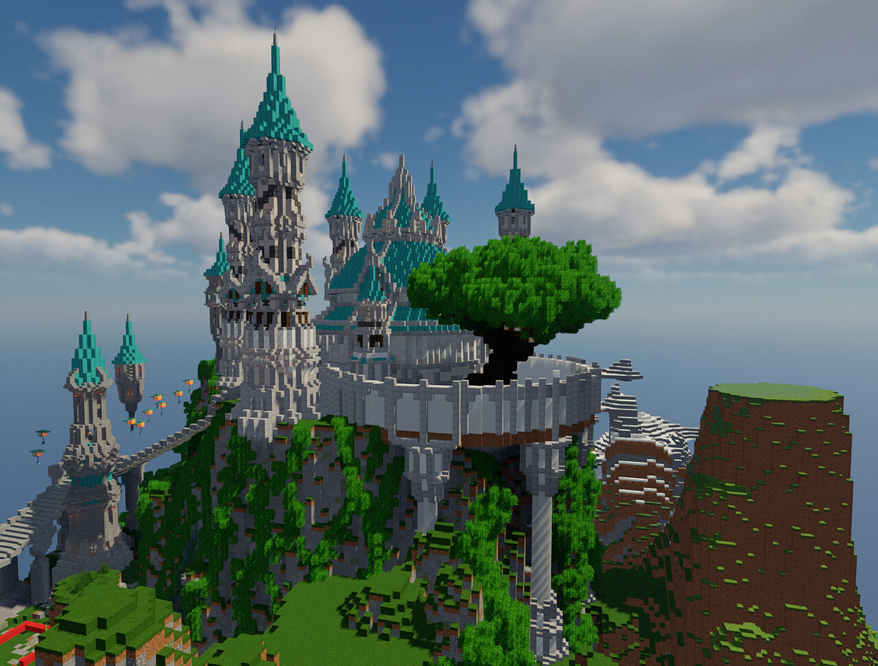 Elven Castle map Minecraft Map
