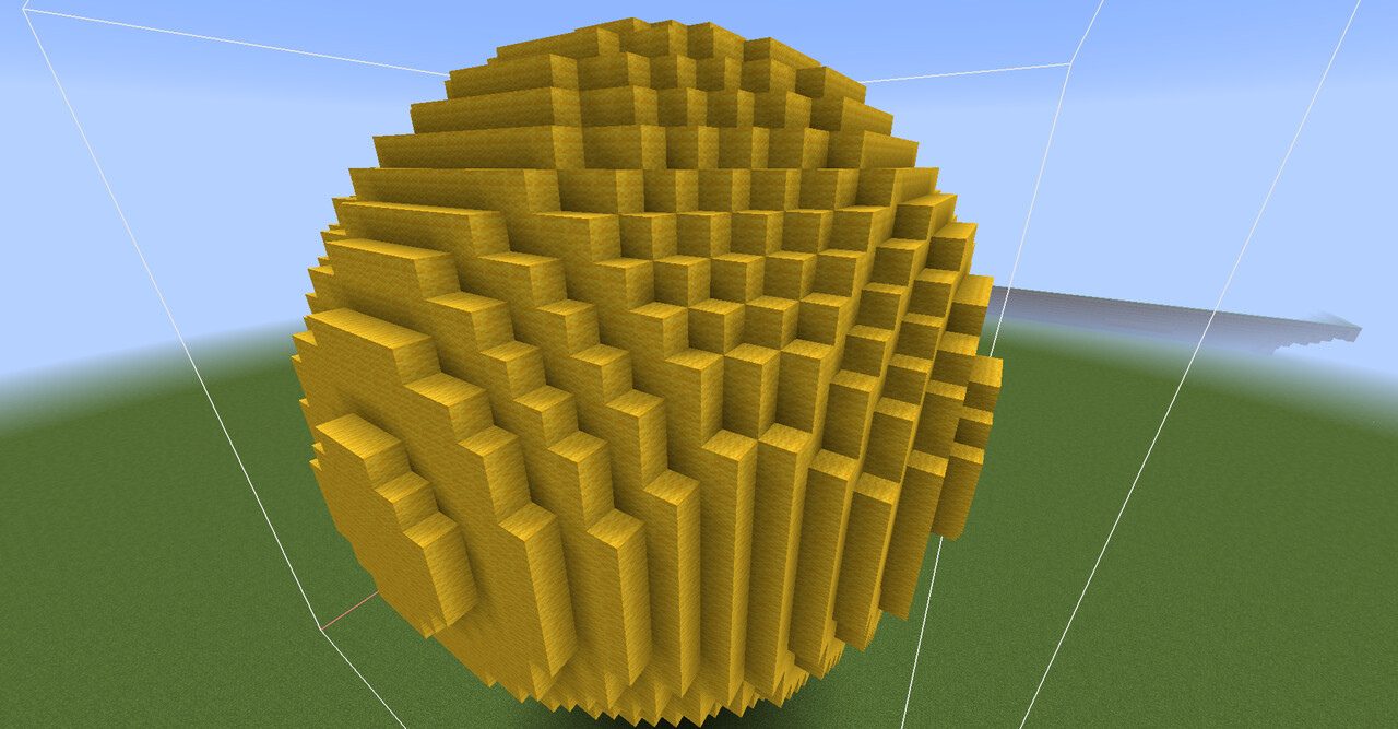 31 diameter sphere Minecraft Map