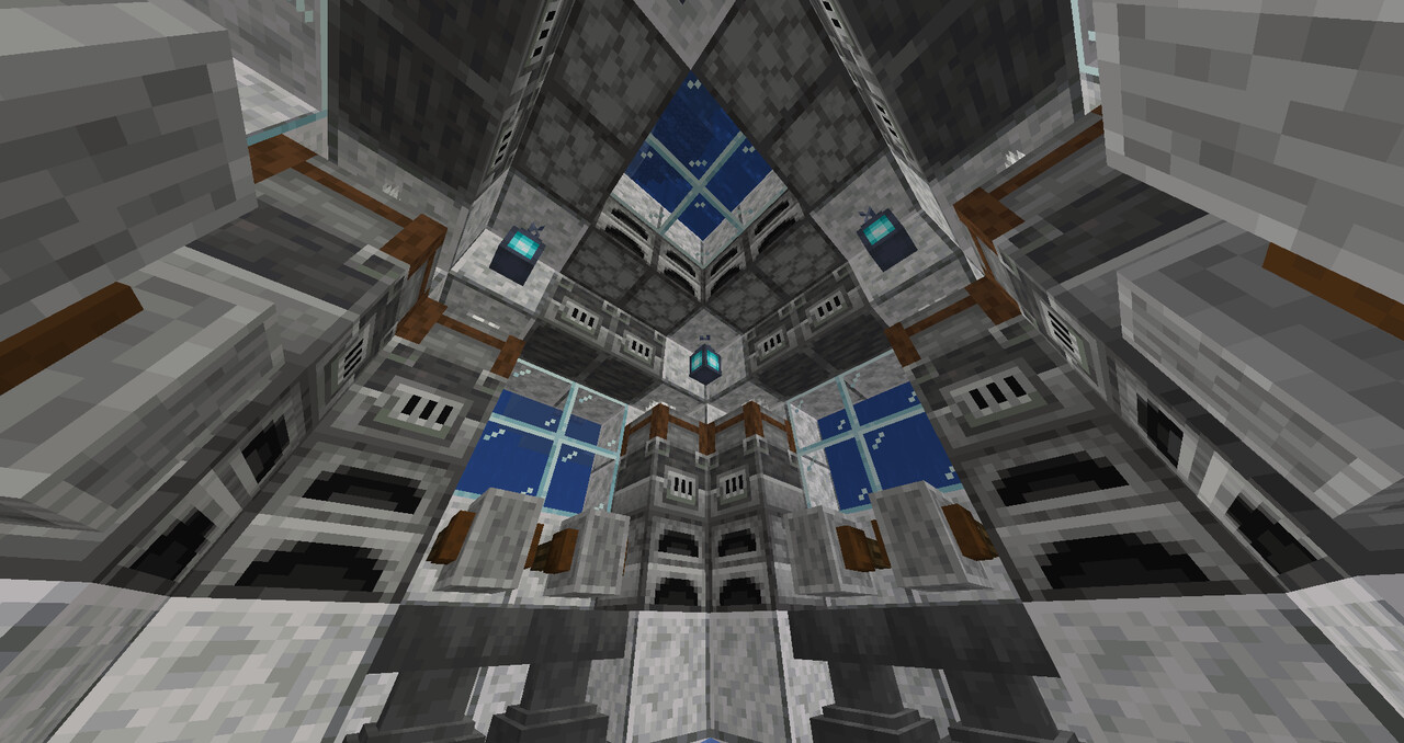 PMC One Chunk Contest - Underwater Pod City Minecraft Map