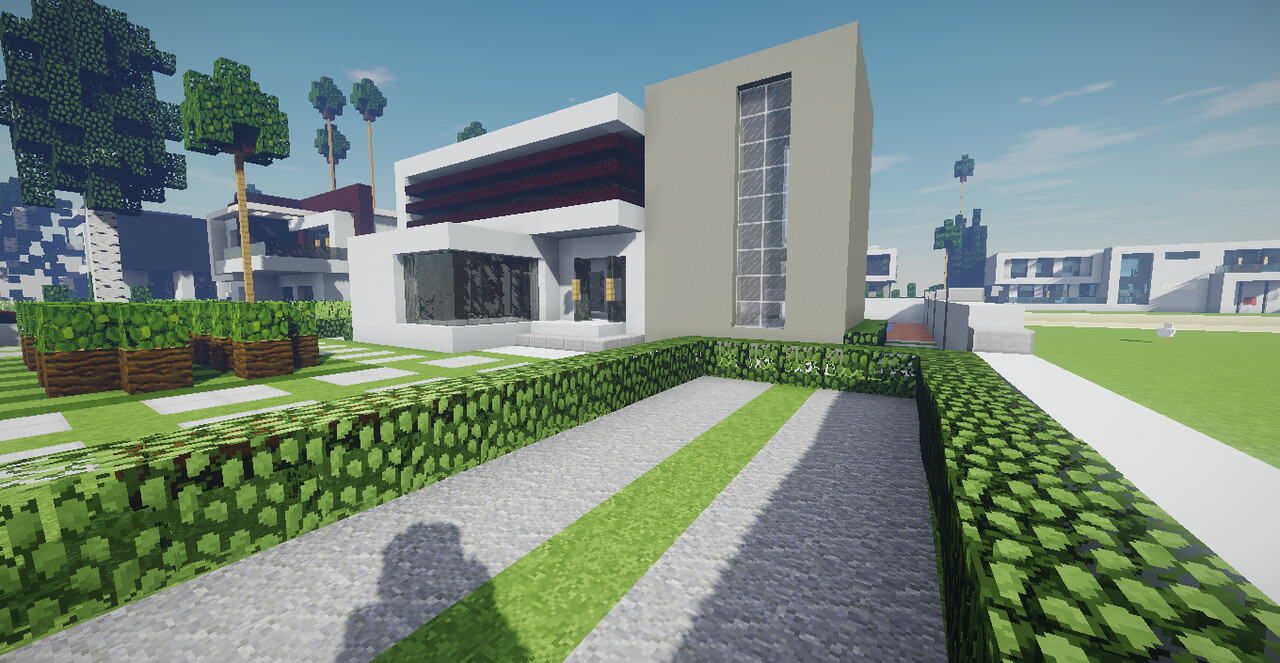 Modern House #13 + Schematics Minecraft Map