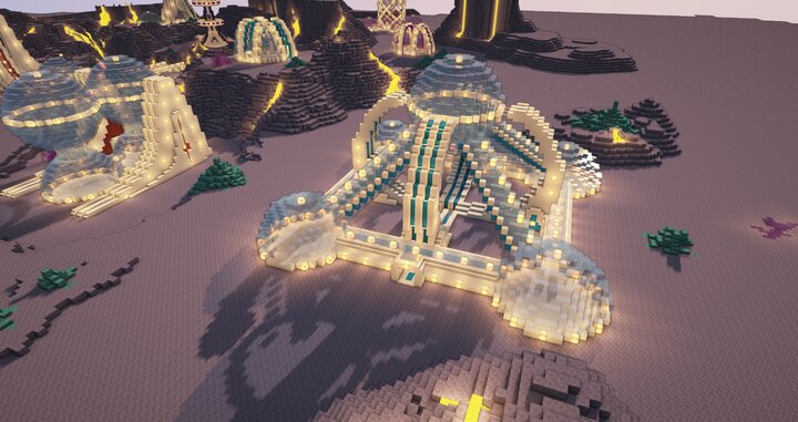 Minecraft Futuristic Base - Futuristic Base Build Timelapse ...