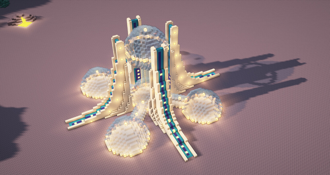 Easy Minecraft Futuristic Base - FULL TUTORIAL - How to build a ...