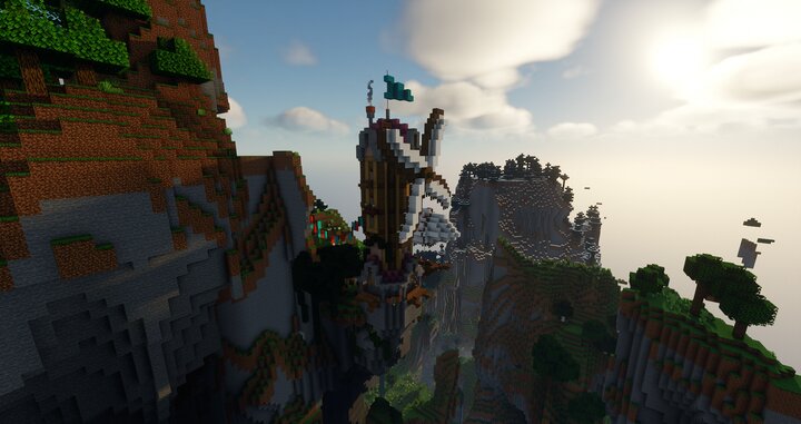 Steampunk windmill Minecraft Map