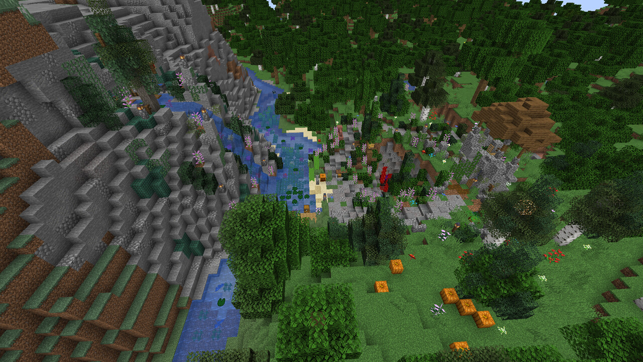 [World Template] Underground Capital (Realms / Download) Minecraft Map