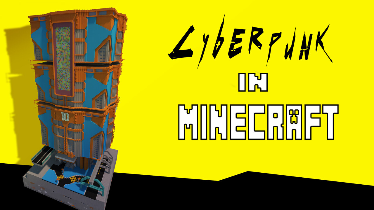 Cyberpunk Mega Structure Minecraft Map