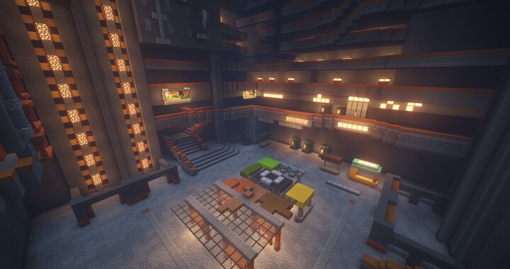 Cyberpunk Mega Structure Minecraft Map