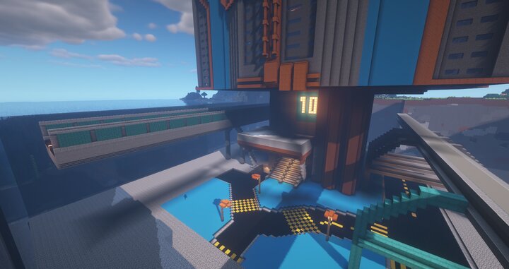 Cyberpunk Mega Structure Minecraft Map