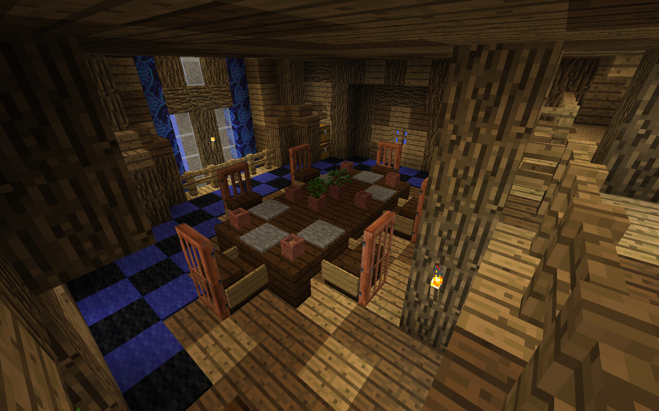 Medieval Tudor Carrack Sail Ship With Full Interior Minecraft Map