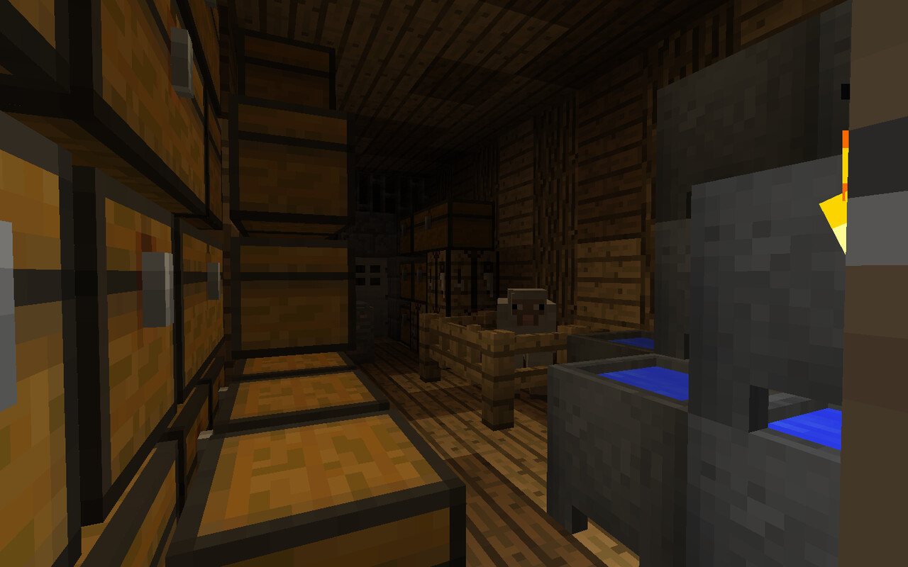 Medieval Tudor Carrack Sail Ship With Full Interior Minecraft Map