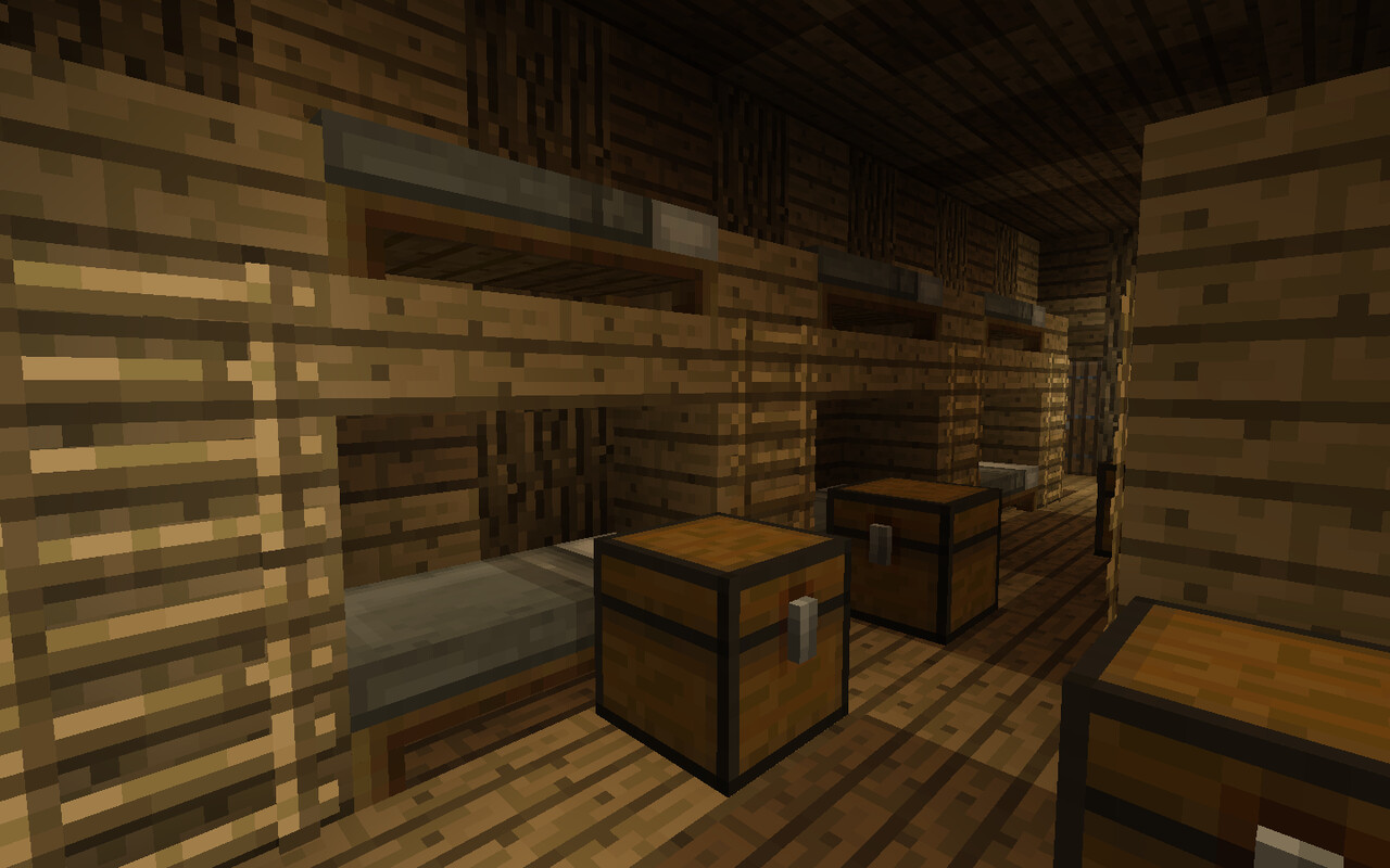 Medieval Tudor Carrack Sail Ship With Full Interior Minecraft Map