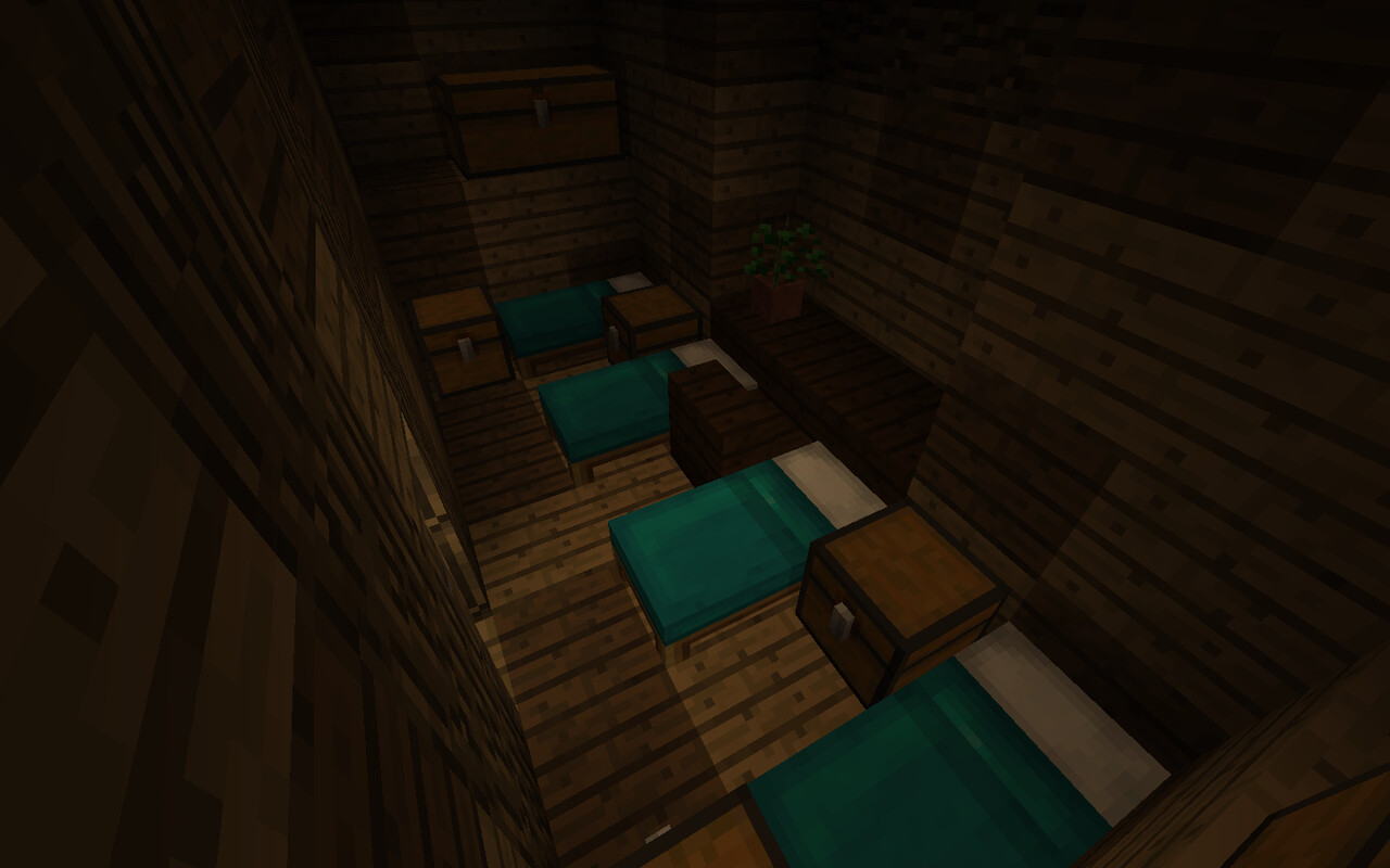 Medieval Tudor Carrack Sail Ship With Full Interior Minecraft Map