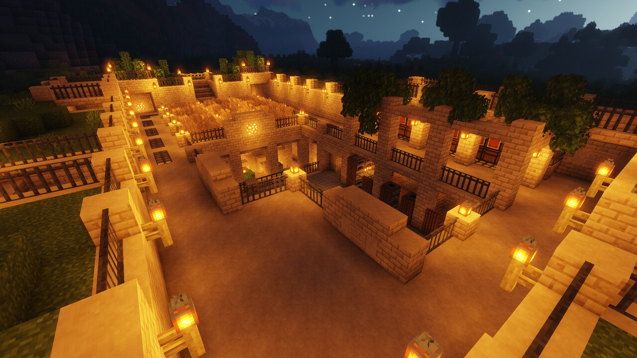 [Survival Ready] Plains Hole Base (1.16) Minecraft Map