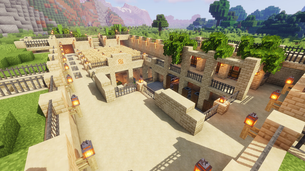 [Survival Ready] Plains Hole Base (1.16) Minecraft Map