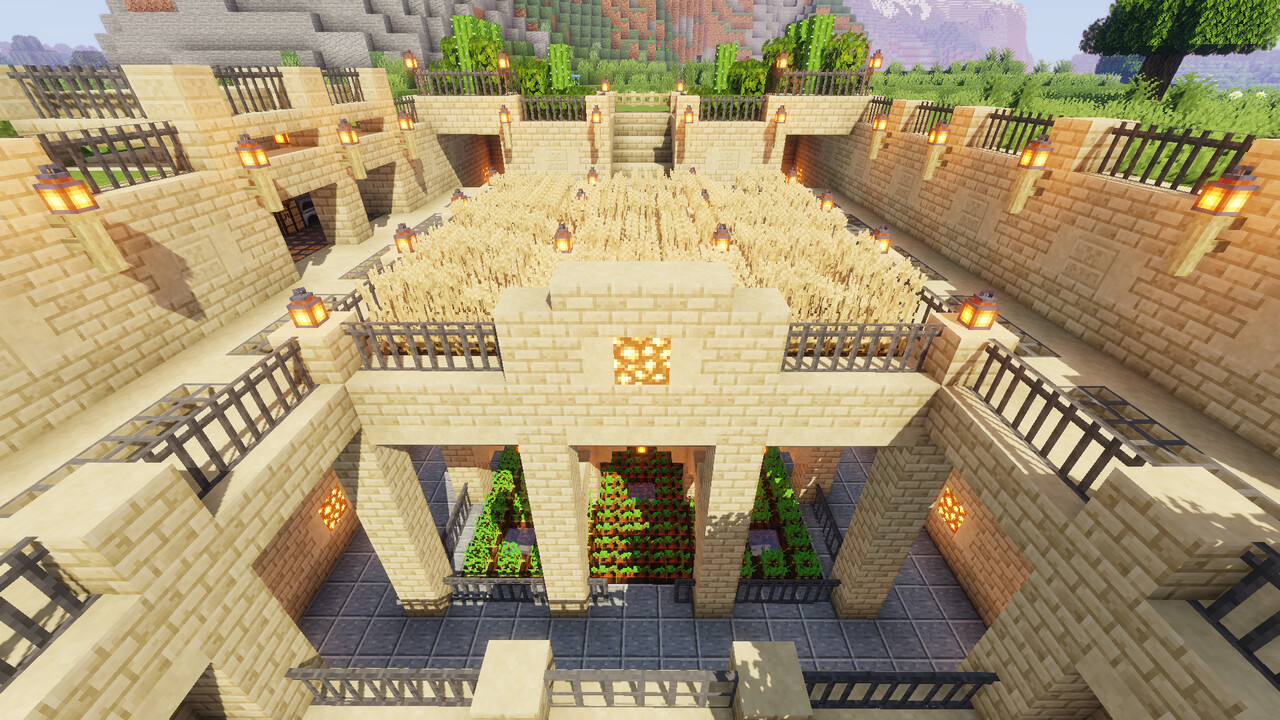 [Survival Ready] Plains Hole Base (1.16) Minecraft Map