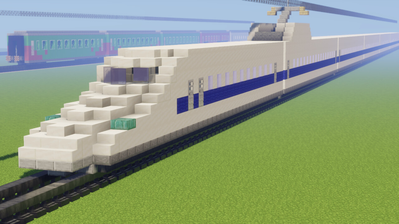 N700系 Series Shinkansen | JR WEST | JR CENTRAL | Bullet Train Minecraft Map