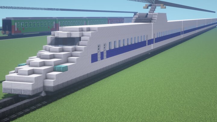 N700系 Series Shinkansen | JR WEST | JR CENTRAL | Bullet Train Minecraft Map