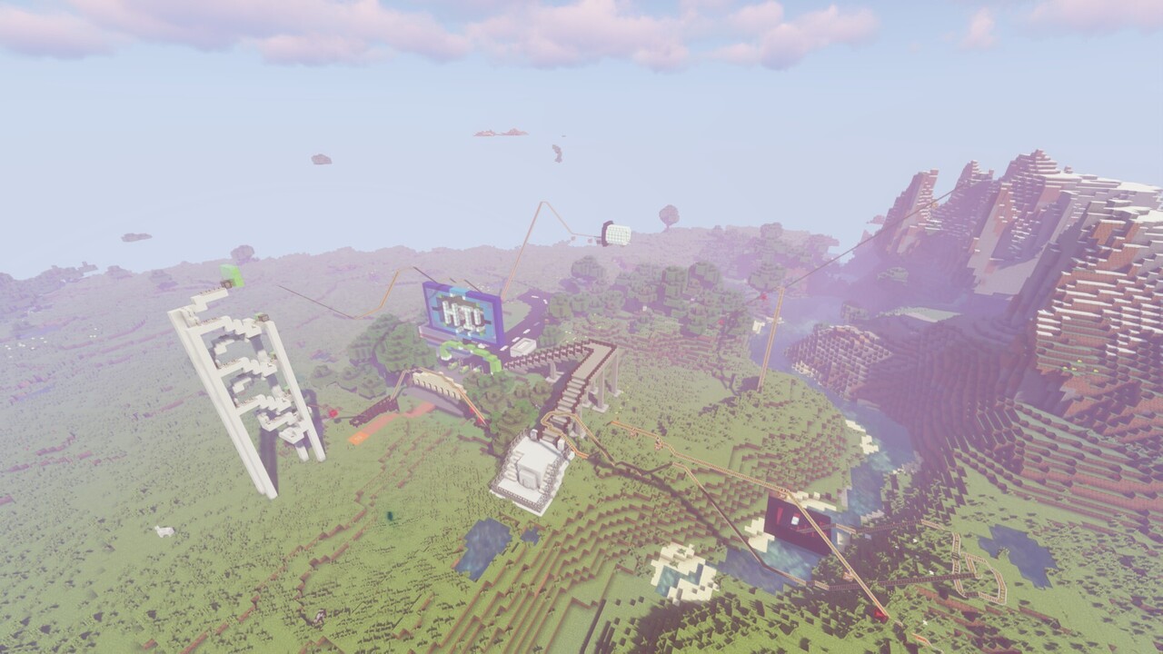 Video Game World: A Minecraft Theme Park Minecraft Map