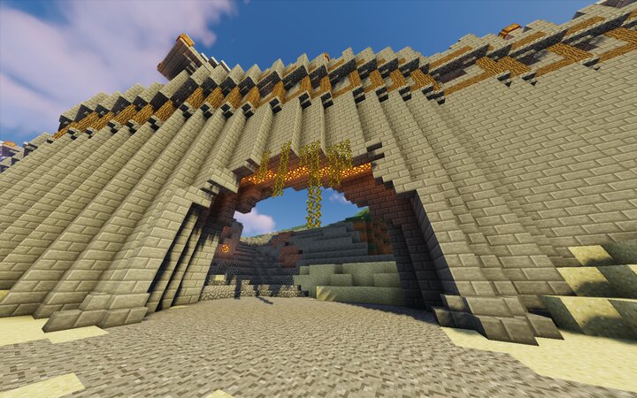 Große Stadtmauer Minecraft Map