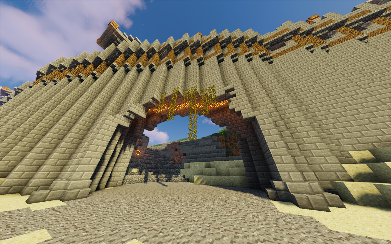 Große Stadtmauer Minecraft Map