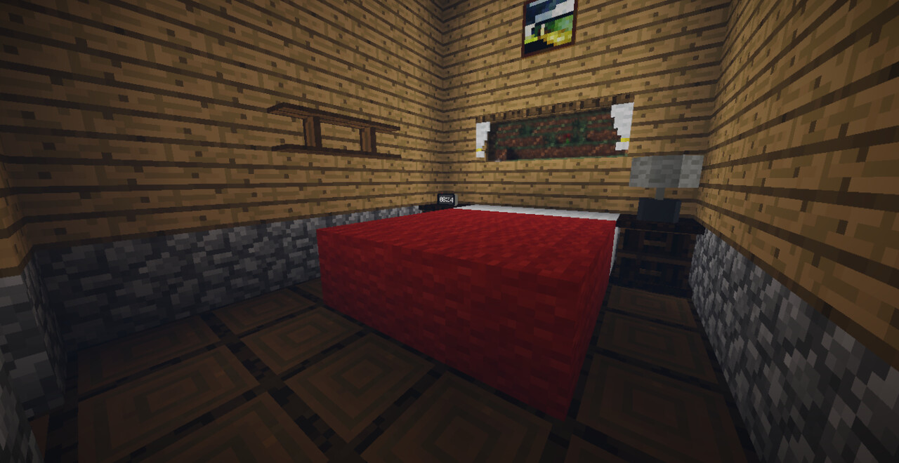 Beautiful Modded Spruce House Map Minecraft Map