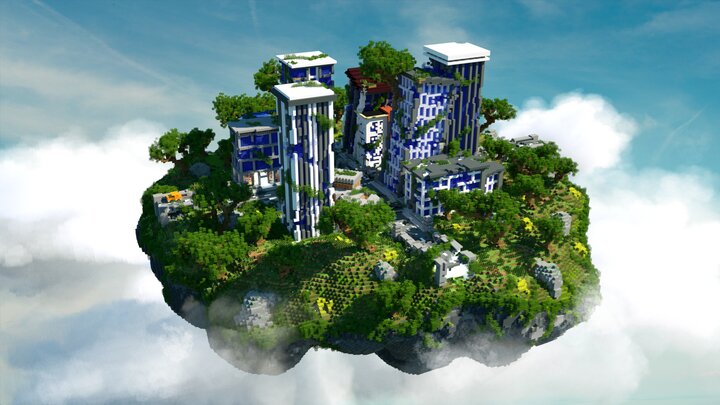 Sky city Minecraft Map