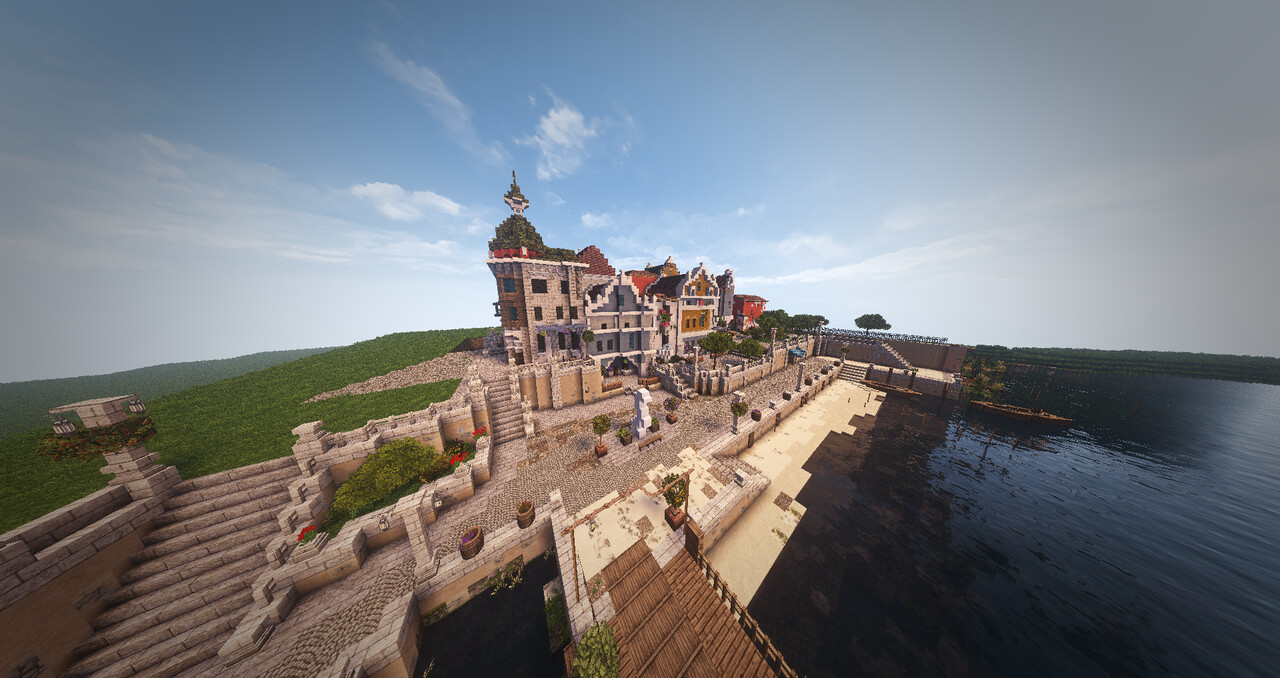 I'm trying to build Beauclair from The Witcher 3 Minecraft Map