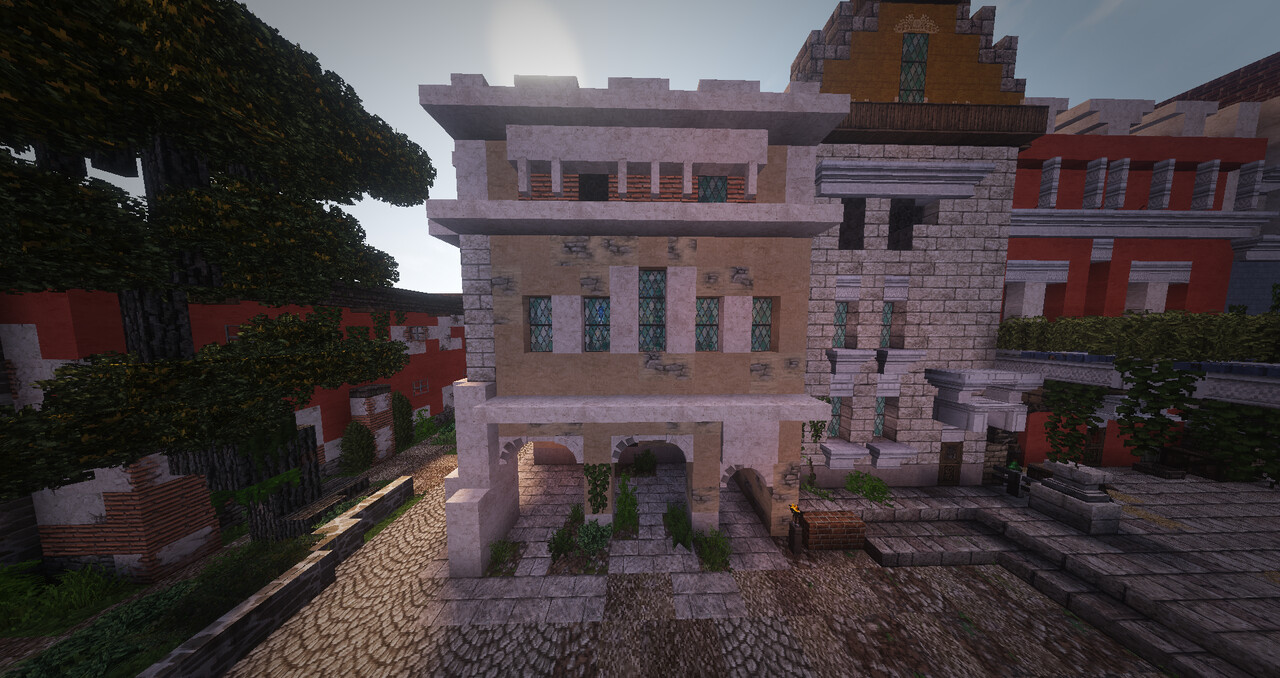 I'm trying to build Beauclair from The Witcher 3 Minecraft Map