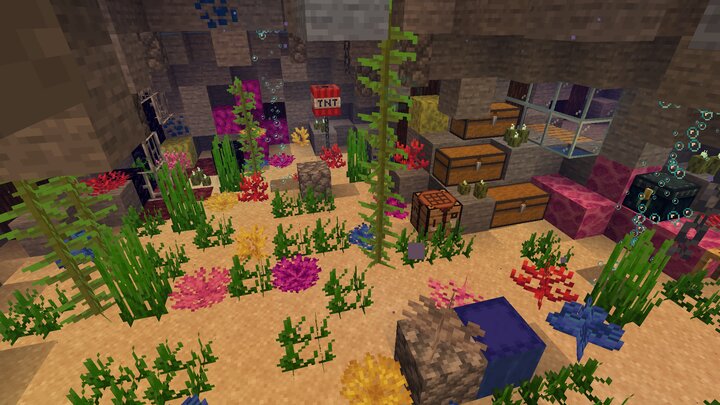 Aquatic Base Minecraft Map