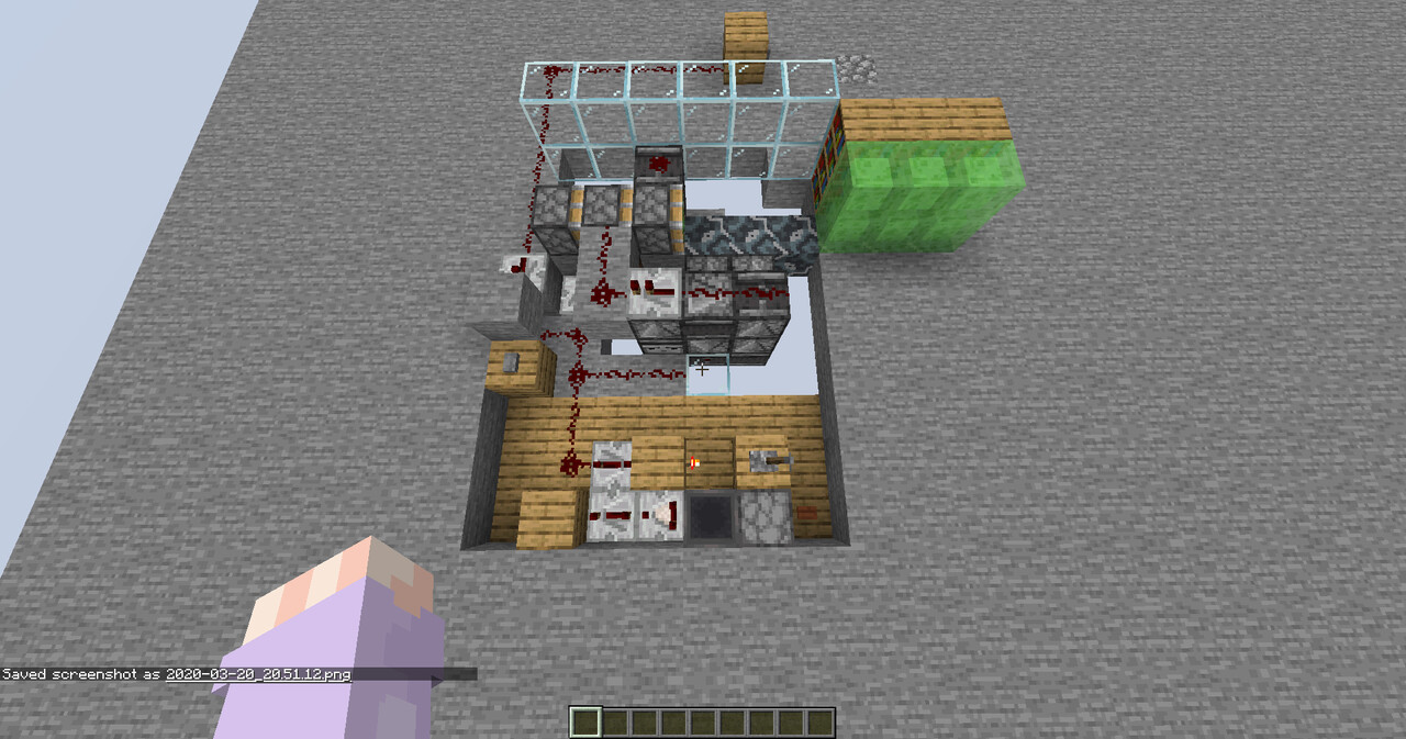 Flush with the wall 4x6 Piston Door (Triple Piston Extenders that move ...