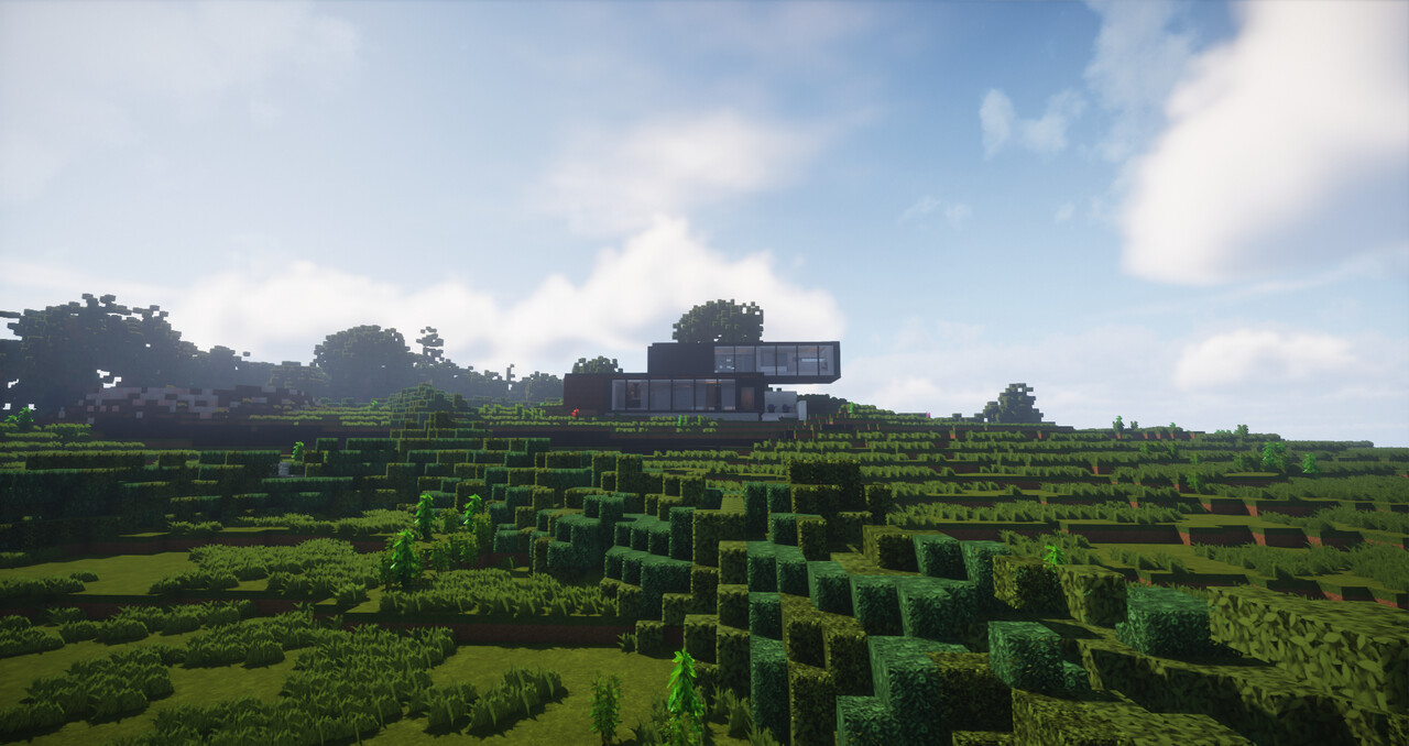 Minimaliste black house Minecraft Map