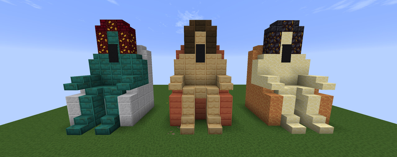 Statue on the throne Minecraft Map