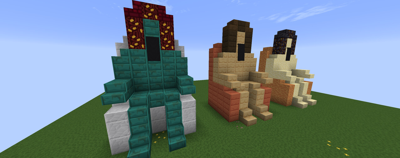 Statue on the throne Minecraft Map