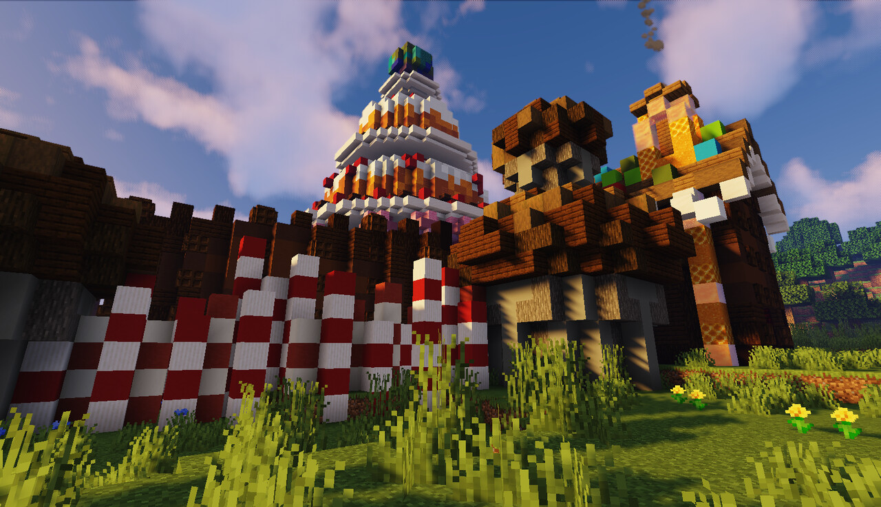 Caketon, The castle of Cake (Happy b-day Pmc!) :D Minecraft Map