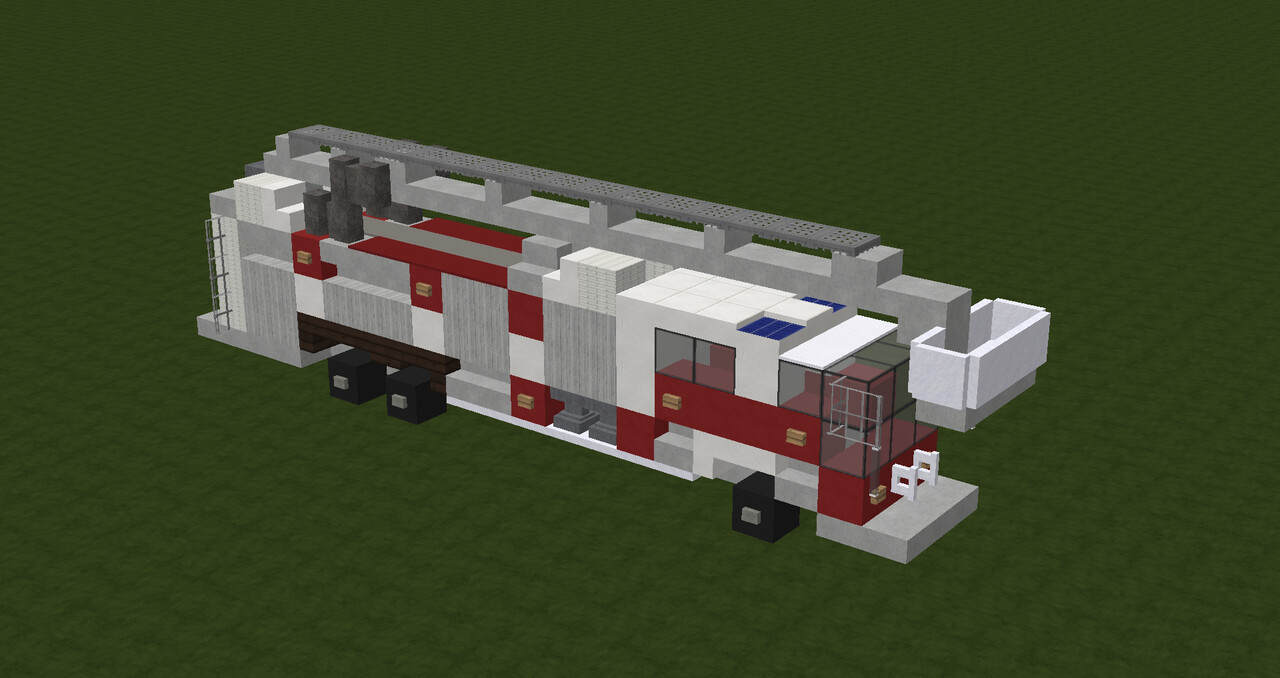 2020 Fire Department Vehicle Pack Minecraft Map