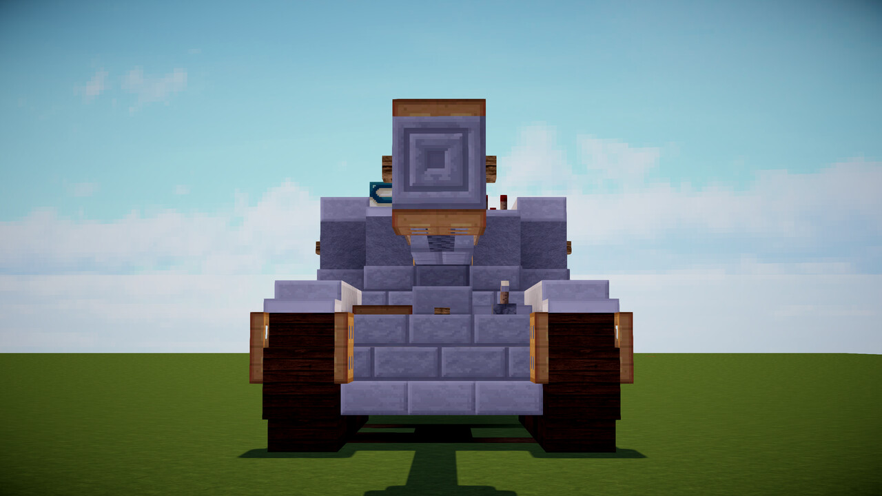 G.W Tiger Artillery tank In Shematic ! Minecraft Map