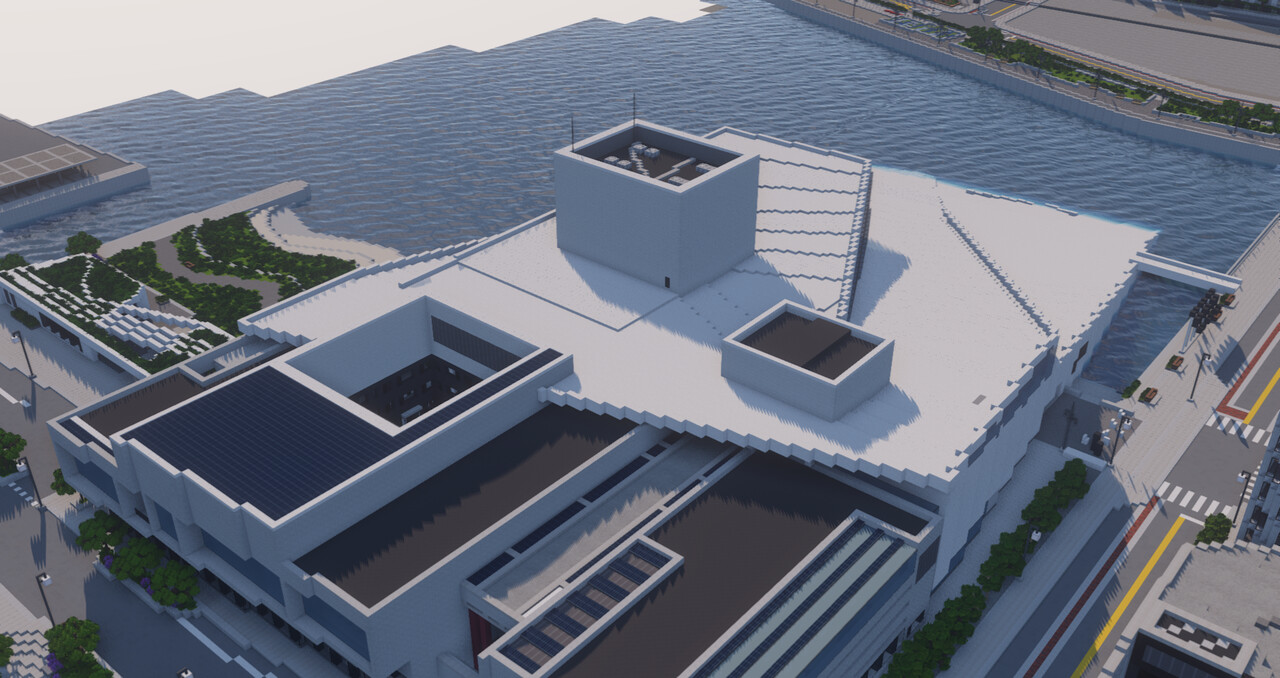 Oslo National Opera & Ballet // +Full interior & Download Minecraft Map