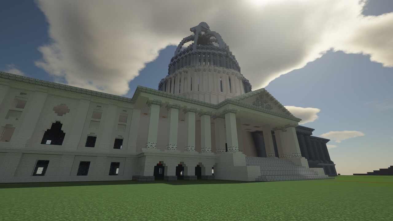 Just a white house Minecraft Map