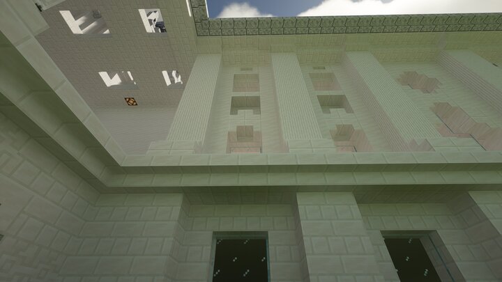 Just a white house Minecraft Map