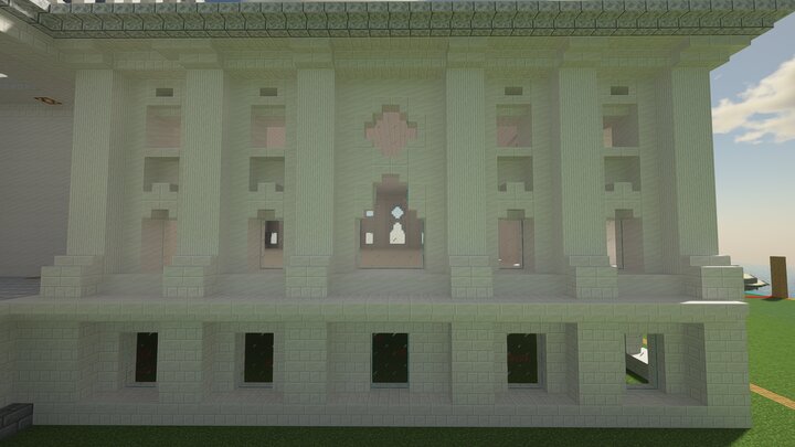 Just a white house Minecraft Map