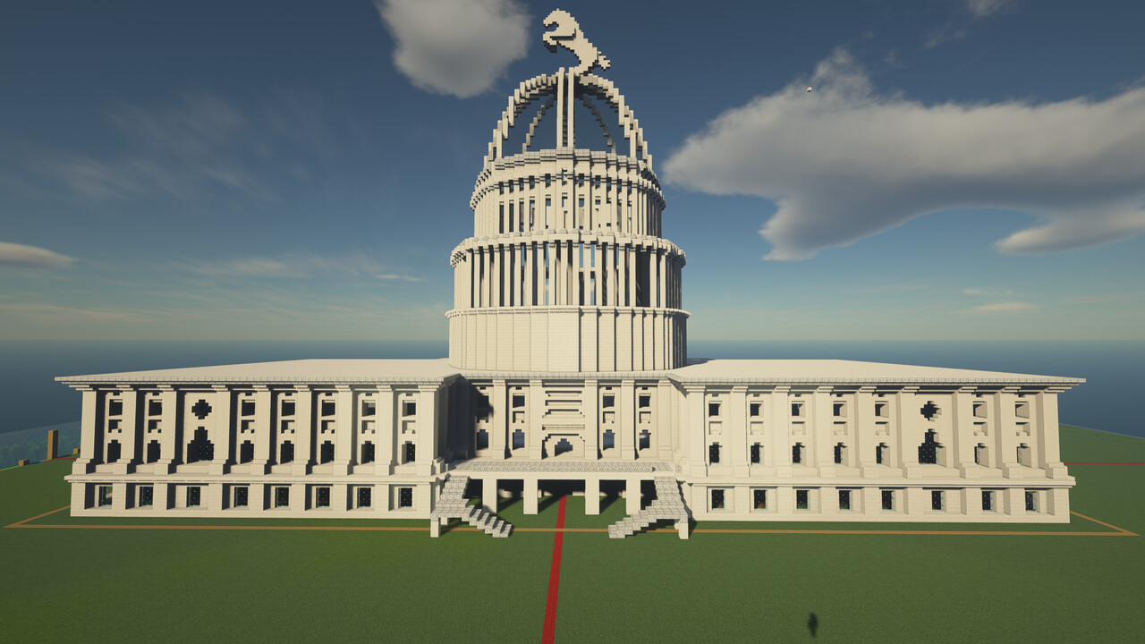 Just a white house Minecraft Map